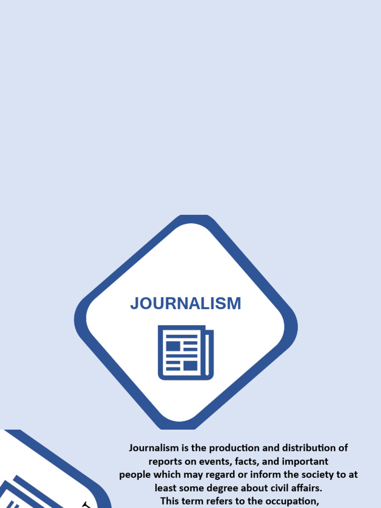Journalism | PDF | Journalism | News