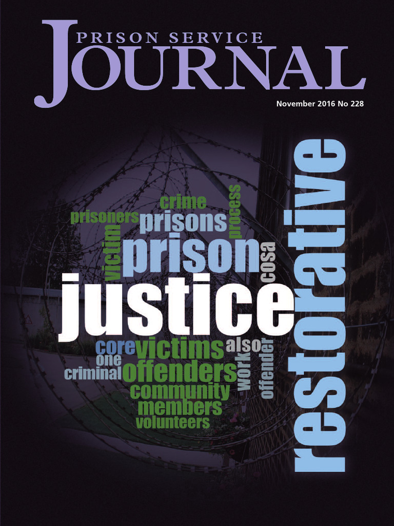 PSJ 228, Restorative Justice in Prisons | PDF | Restorative Justice | Justice