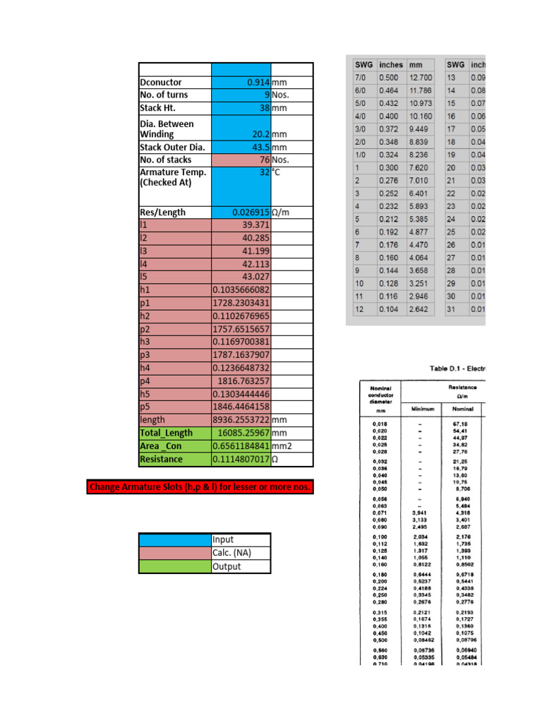 Calculating Armature Resistance Values | PDF