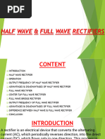 Half and Full Wave Rectification Notes | PDF