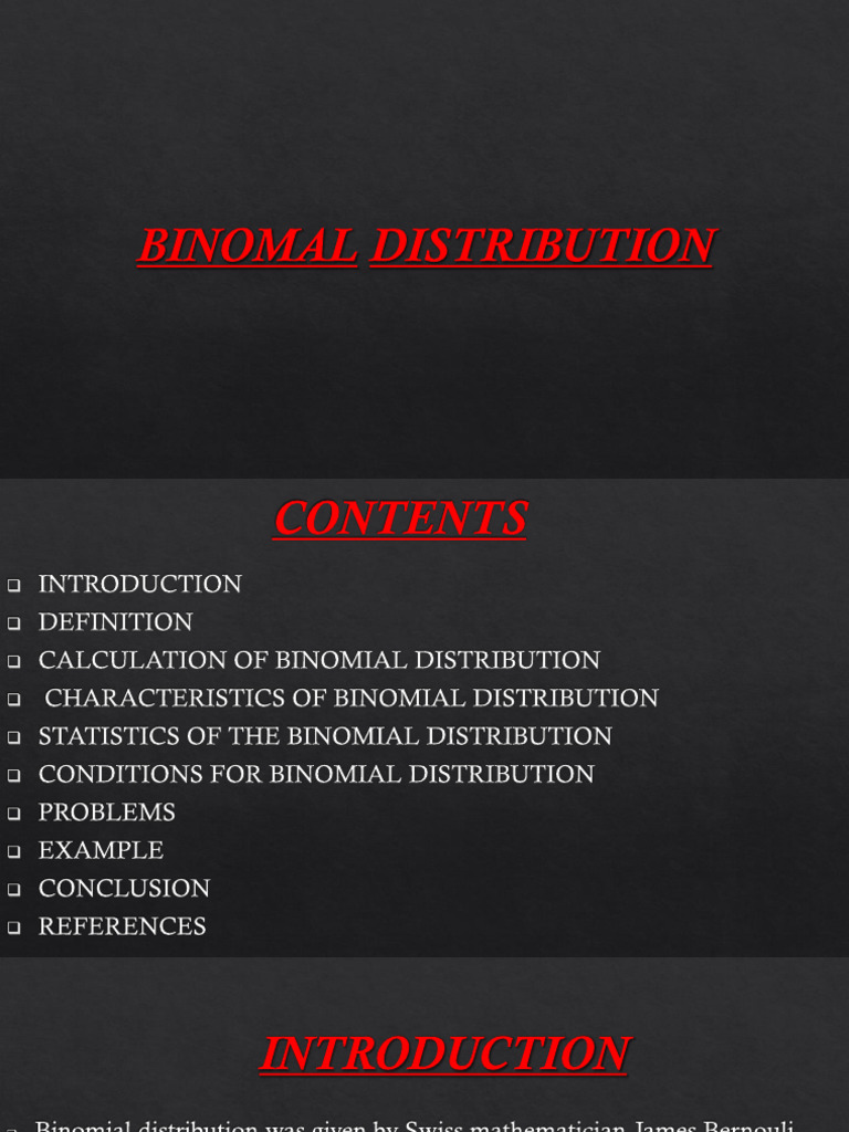 Binomial Distribution | PDF | Probability Distribution | Statistical Theory