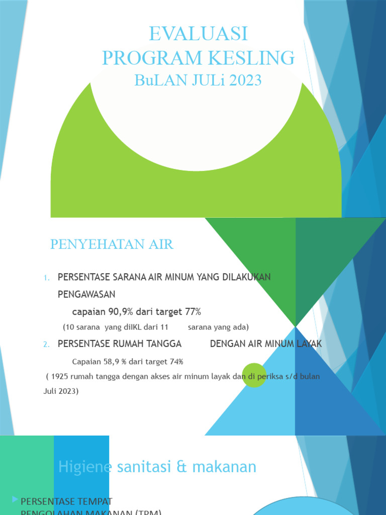 Evaluasi Kesling Juli 2023 Flotim | PDF