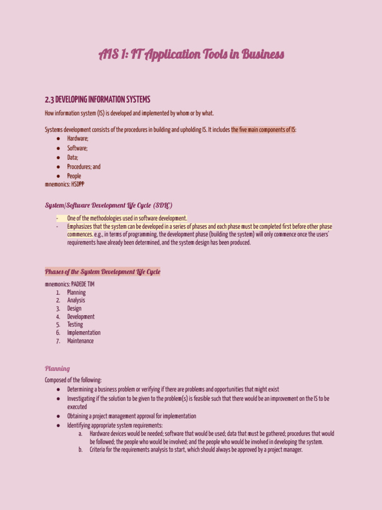 AIS 1 - IT Application Tools in Business | PDF | Microsoft Office ...