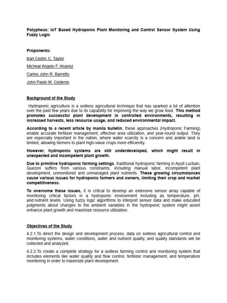 Awtline | PDF | Hydroponics | Agriculture