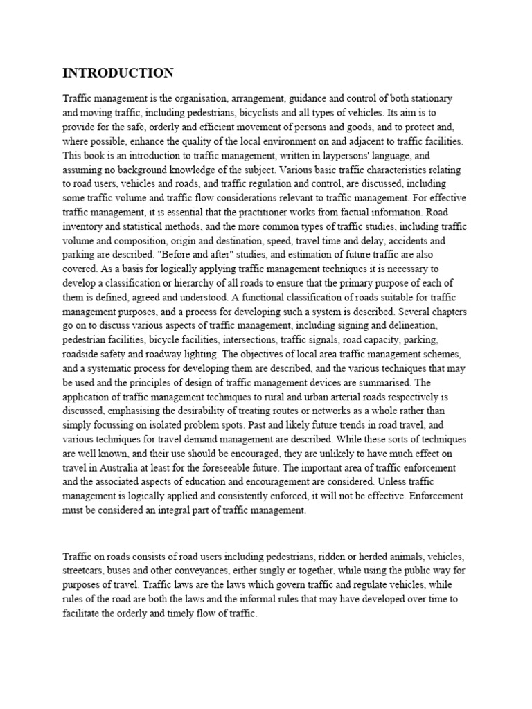 Assignment Traffic And Highway Download Free Pdf Traffic 1012