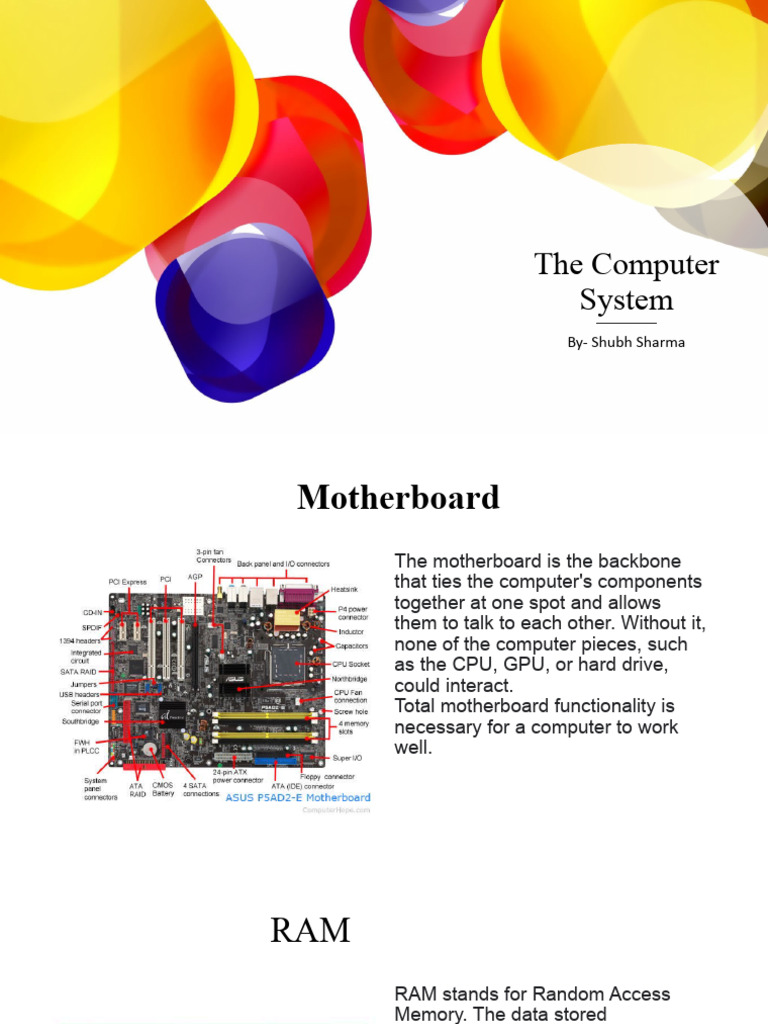 The Computer System | PDF