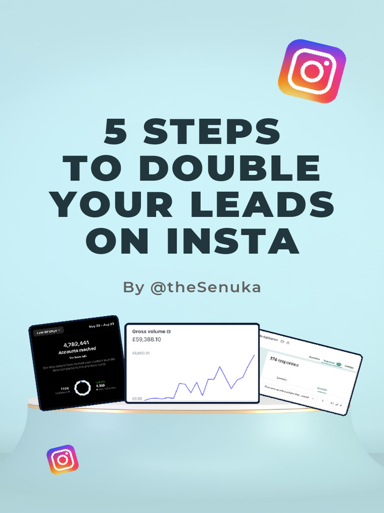 Ebook - 5 Steps To Double Your Leads On IG | PDF | Mass Media | Human ...