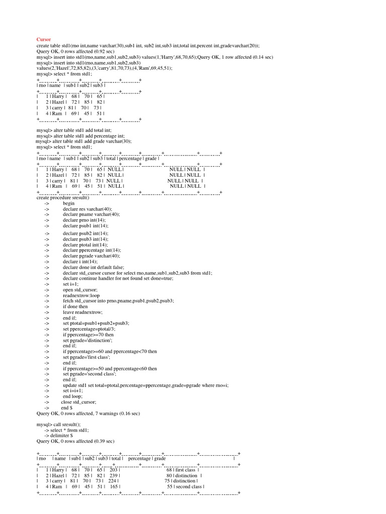 Cursor | PDF | Computer Programming | Computing