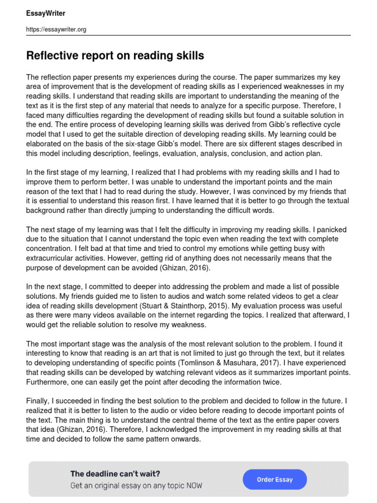 Reflection 2 | PDF | Learning | Reason