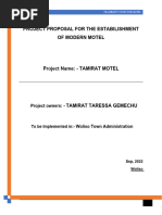 Project Proposal For 5 Star Hotel | PDF | Tourism | Internal Rate Of Return