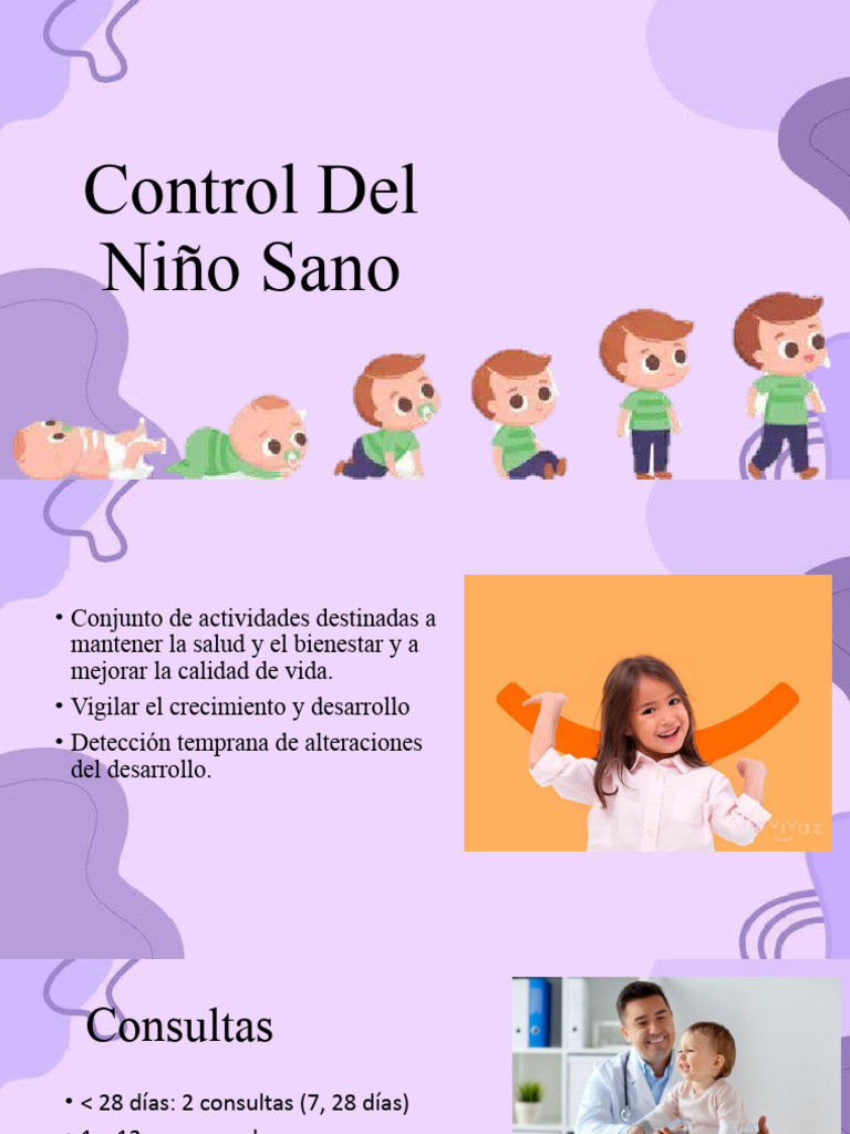 Control Del Niño Sano | PDF | Salud pública