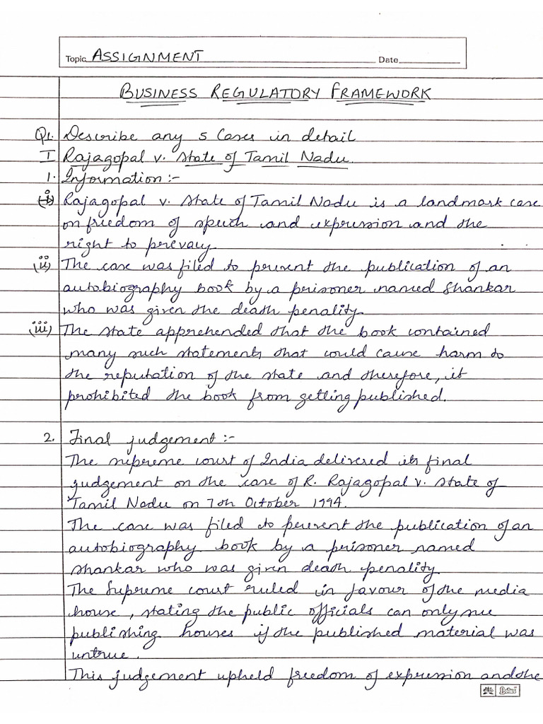 BRF Assignment | PDF