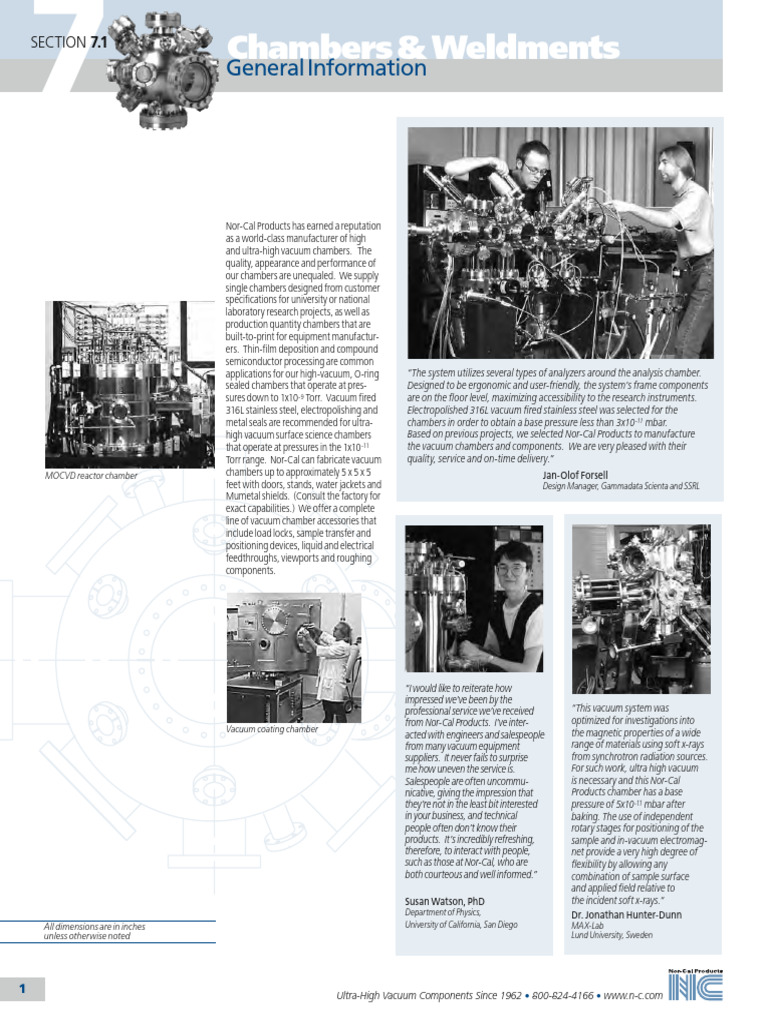 Vacuum Chamber Design Guide | Download Free PDF | Pipe (Fluid ...