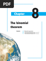 Ch. 8 The Binomial Expansion Cheat Sheet - Edexcel Maths A-Level - Year ...