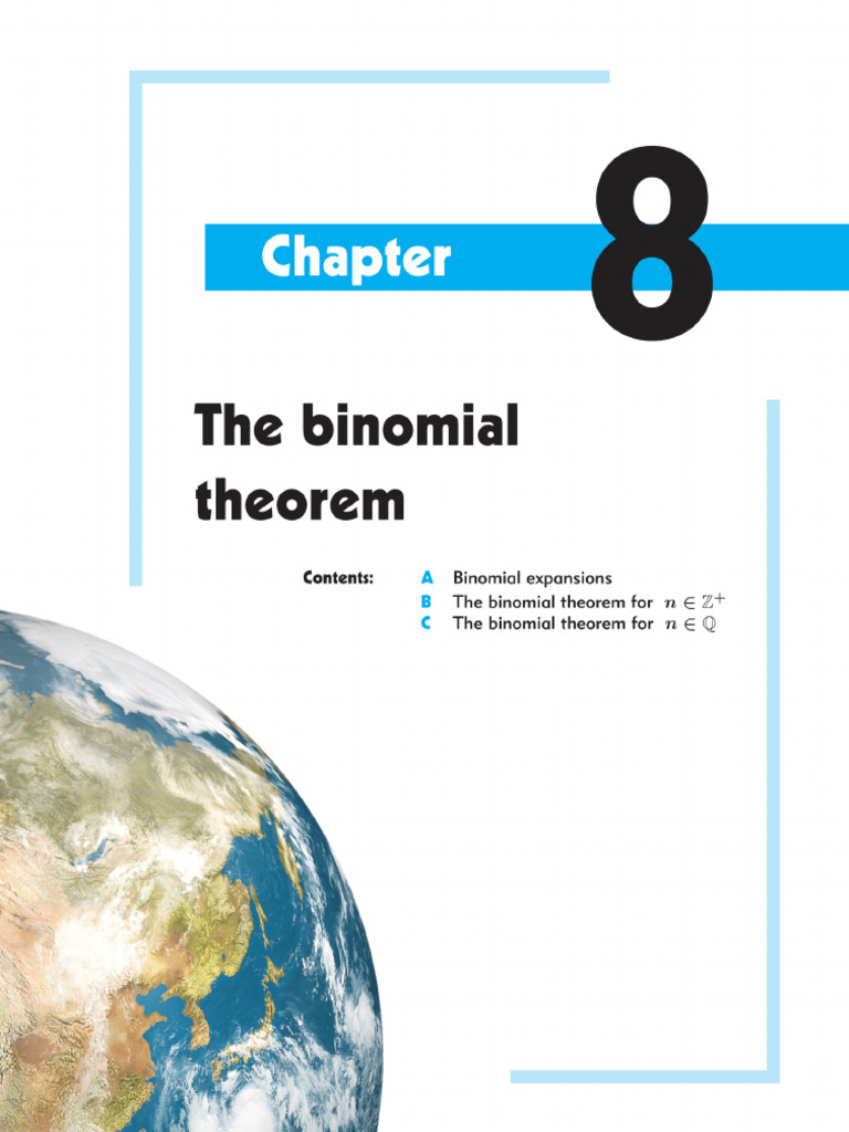 chap8 binomial theorem | PDF