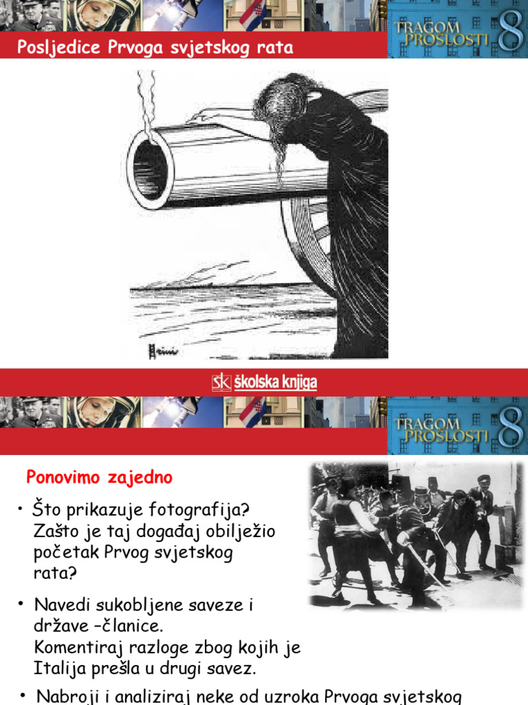 SK - 1 1 Posljedice Prvog Svjetskog Rata | PDF