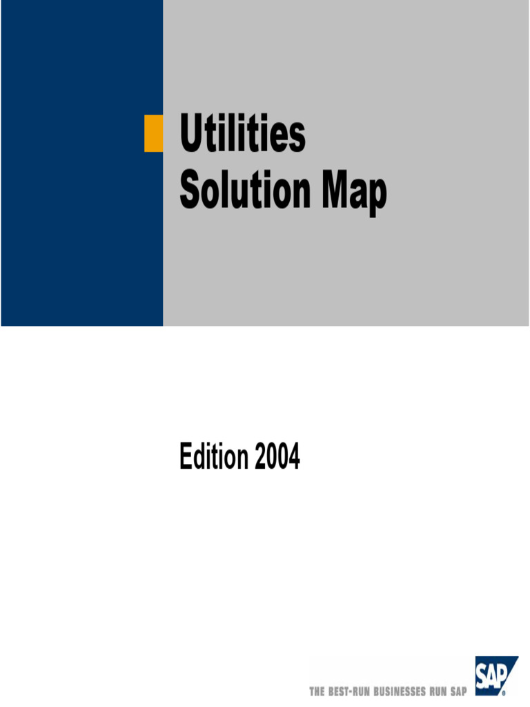 Utilities Solution Map | Download Free PDF | Sales | Analytics