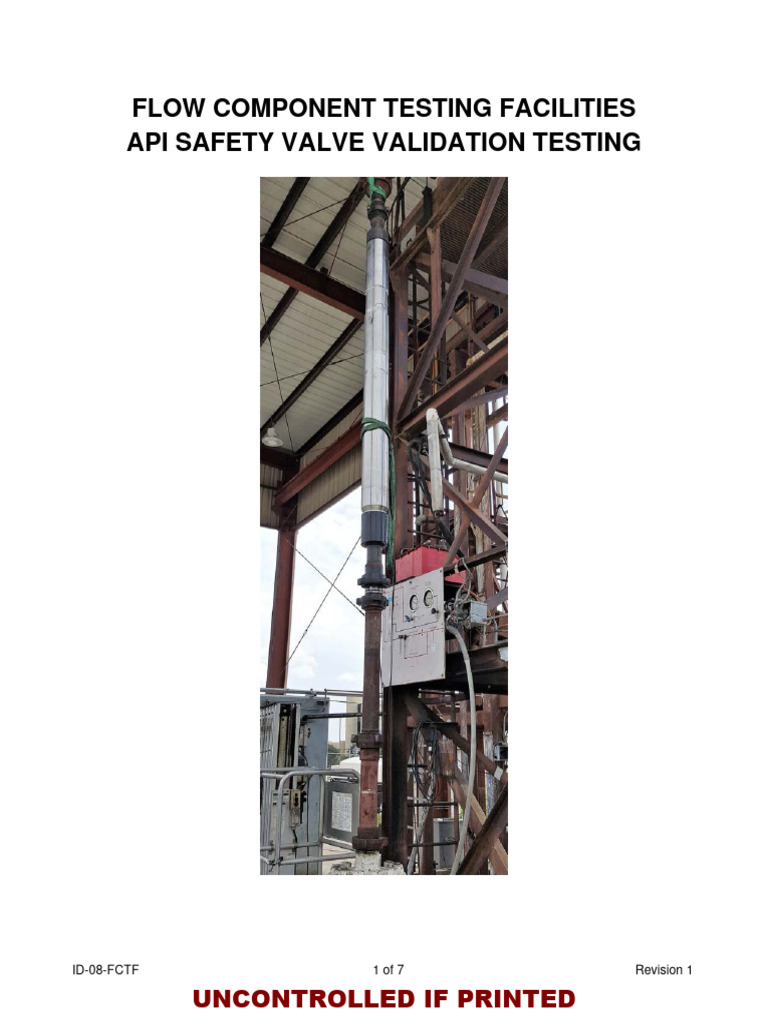 DHSV Test | PDF | Valve | Pump