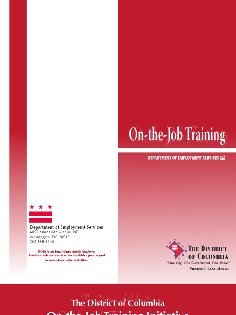 On The Job Training | PDF | Recruitment | Employment