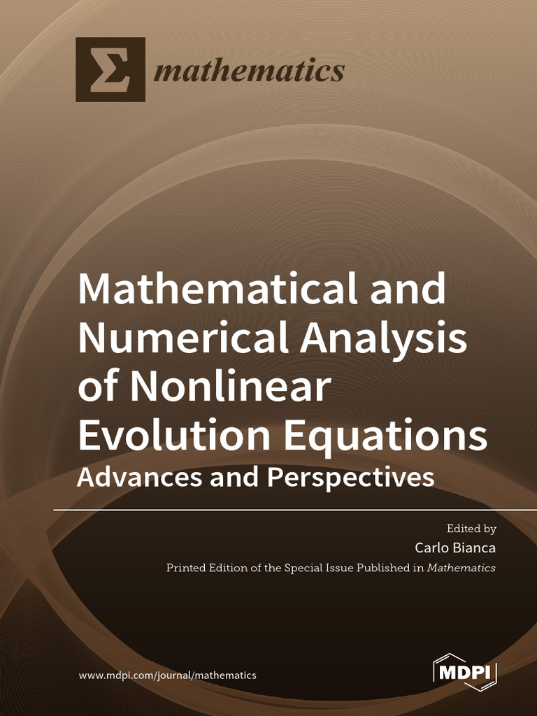 Mathematical and Numerical Analysis of Nonlinear Evolution Equations | PDF | Differential ...