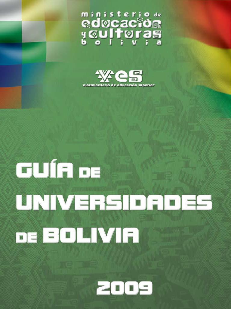 Guía Universitaria de Bolivia 2024 | PDF | Bolivia | Educación más alta