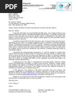 SSC Spot Valuation Relieving Letter | PDF