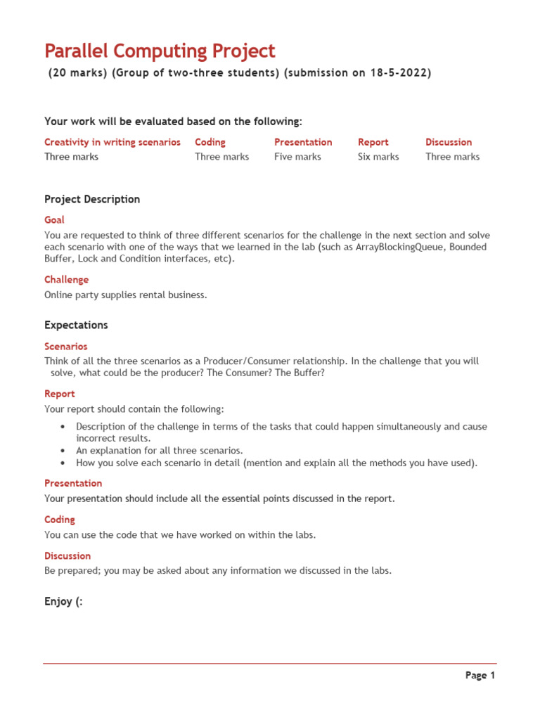 Parallel Computing - Project - 4 | PDF | Technology & Engineering