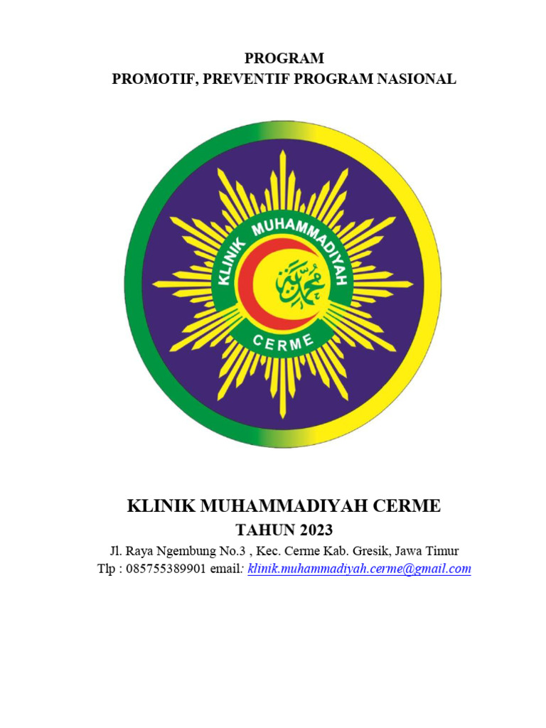 Program Promotif Preventif Pronas | PDF