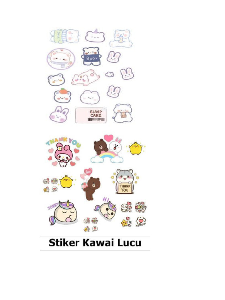 Stiker Lucu | PDF