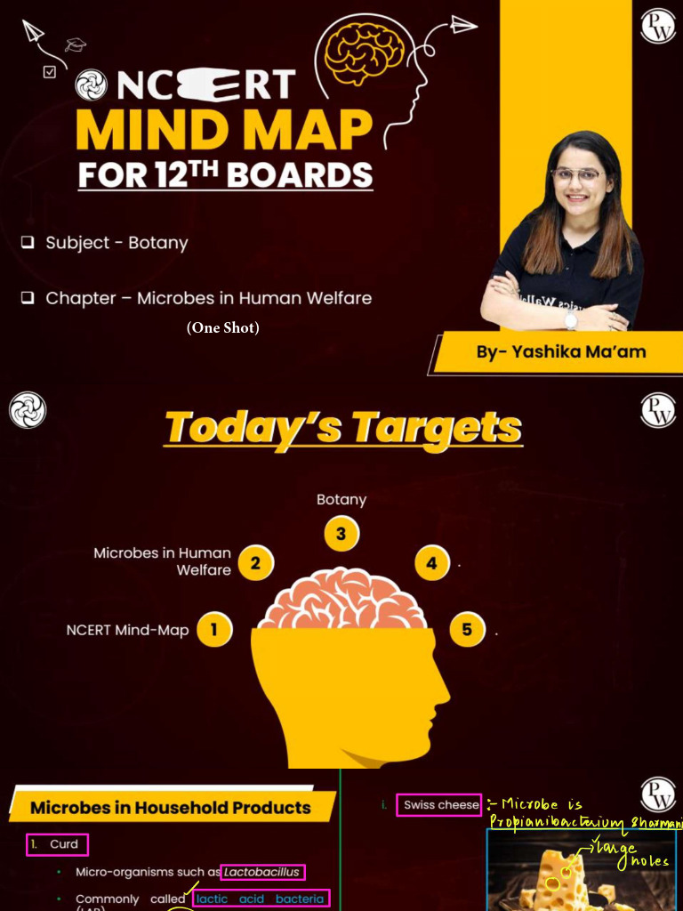 Microbes in Human Welfare (One Shot) _ Class Notes __ Class 12th Mind ...