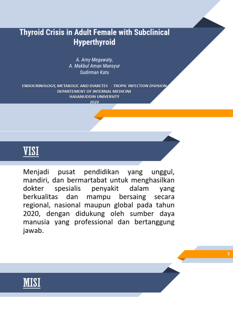 Lapsus Krisis Tiroid | PDF | Thyroid | Hyperthyroidism