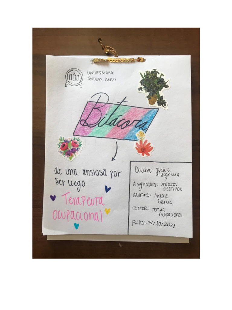 Bitácora procesos creativos | PDF