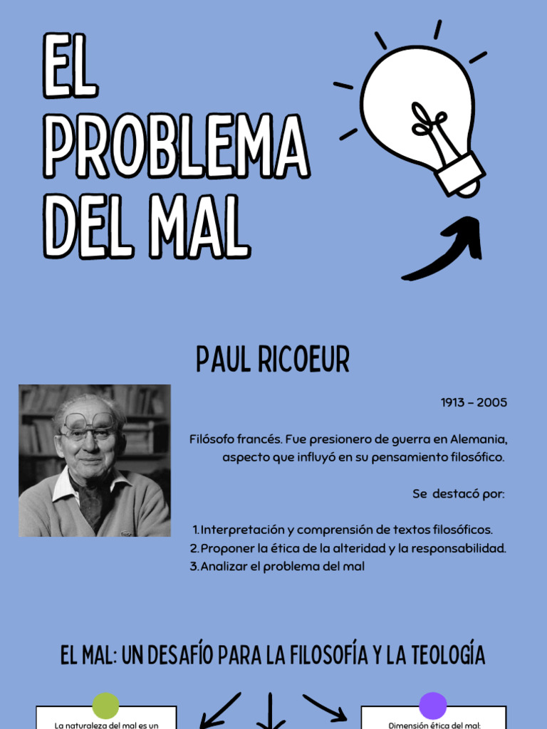 El Problema Del Mal | PDF | Mal | Problema del mal