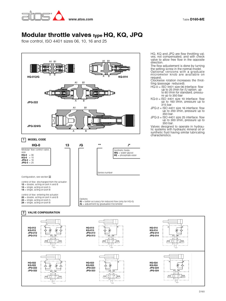 HQ-012-G-reguladora de Caudal | PDF | Screw | Valve