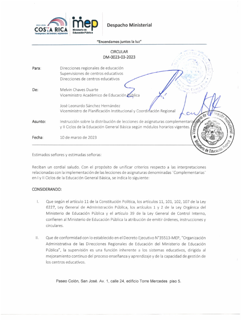 Circular DM 0023 03 2023 | PDF
