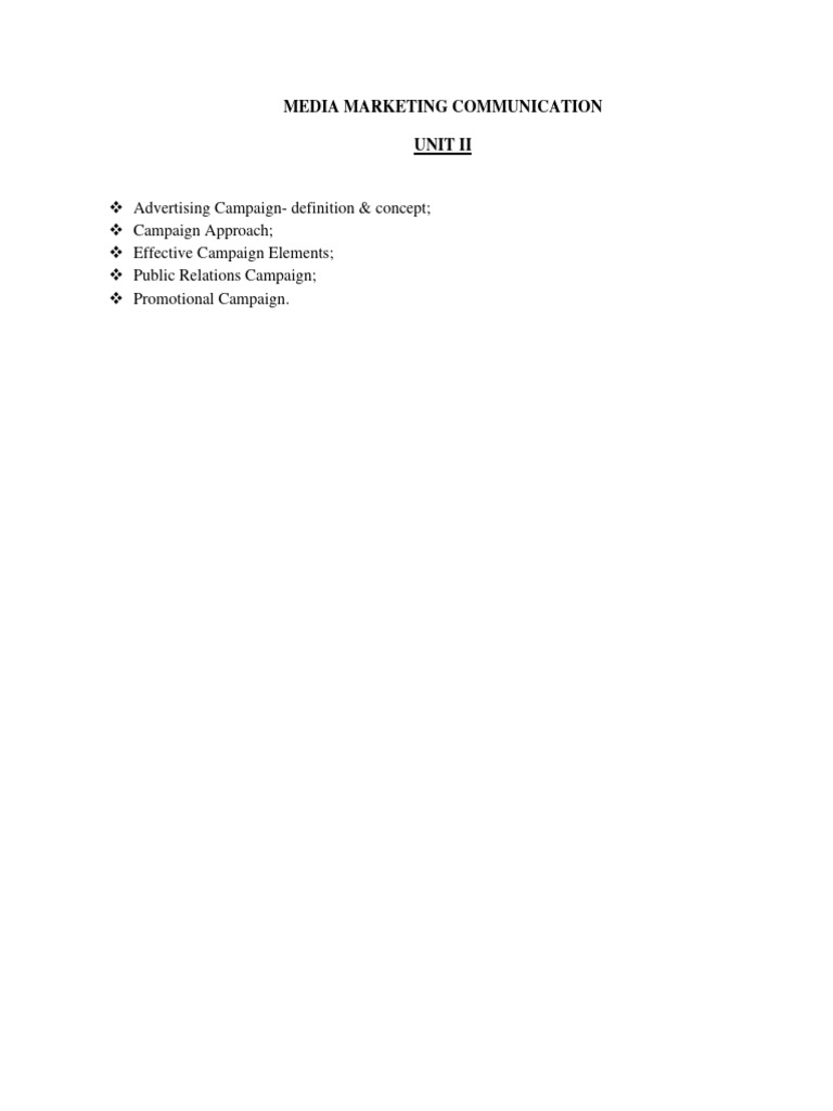 MMC Unit 2 | PDF | Advertising | Marketing