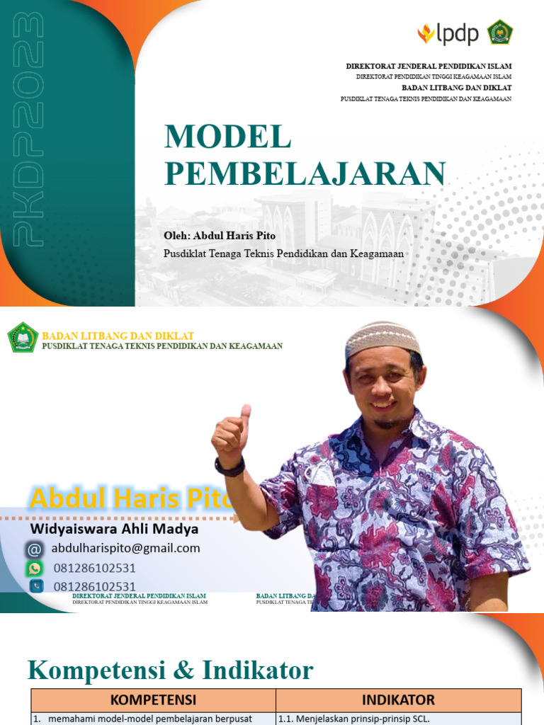 Model Pembelajaran - PKDP Uinsa 2023 | PDF