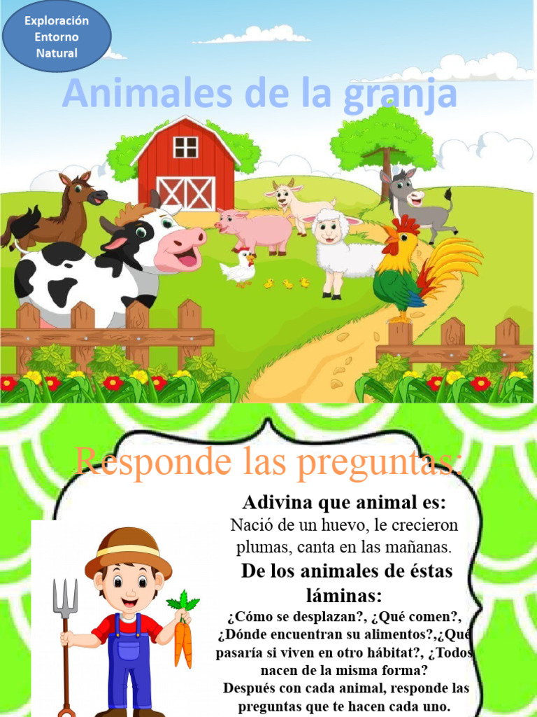 Animales De La Granja Pdf