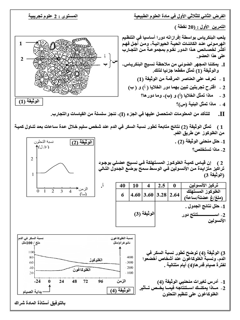 Dzexams 2as Sciences 369435 | PDF