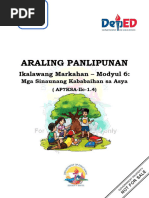 Ikalawang Markahang Pagsusulit AP 7 With TOS | PDF