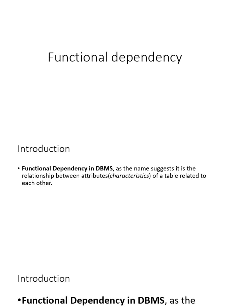 Functional Dependency | PDF | Information Retrieval | Mathematical Logic