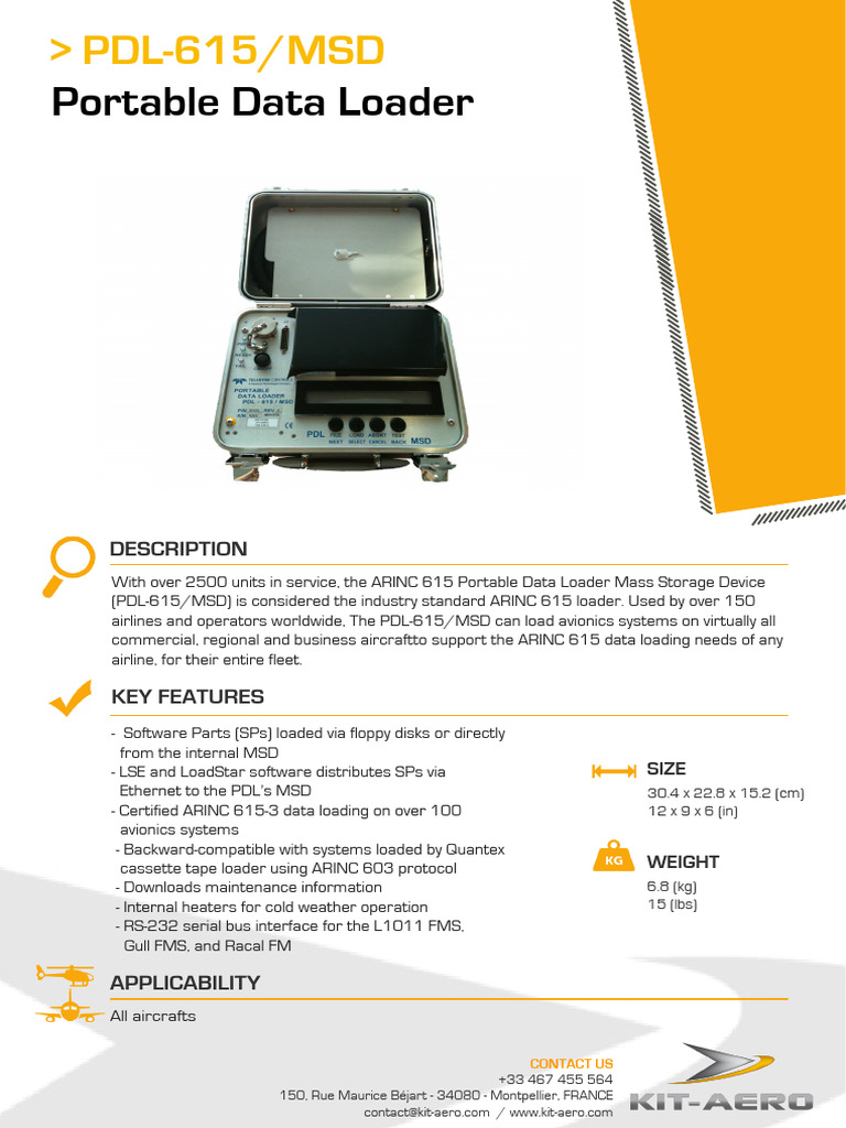 Airline Avionics Data Loader | PDF | Business | Technology & Engineering