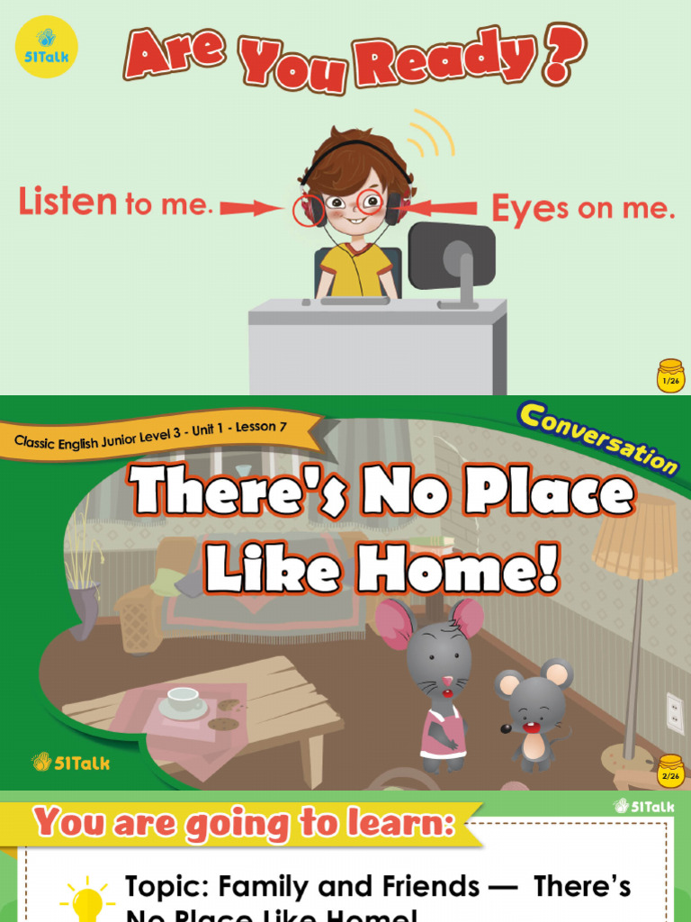 Level 3 - Unit 1 - Lesson 7 - There - S No Place Like Home | PDF