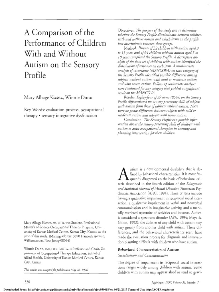 A_Comparison_of_the_Performance_of_Child | PDF | Autism Spectrum ...