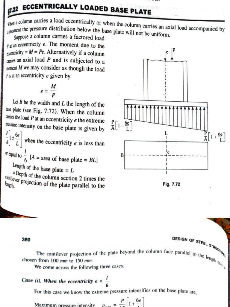 Base Plate and Anchor Bolt | PDF | Column | Solid Mechanics