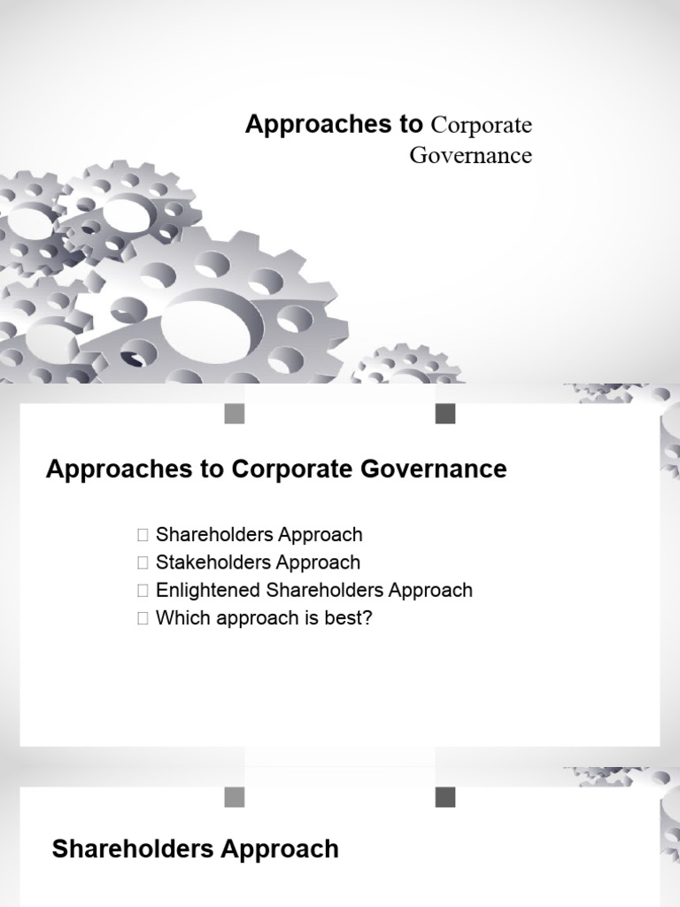 LEC7&8 | PDF | Stakeholder (Corporate) | Corporate Governance