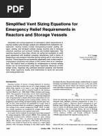 Storage Tank Venting - API 2000, 7th Edition | PDF | Pressure | Vacuum