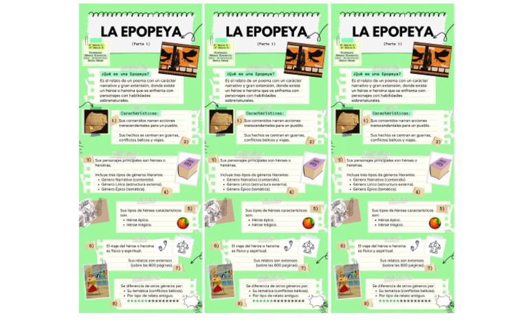 Infografía La Epopeya P1 | PDF