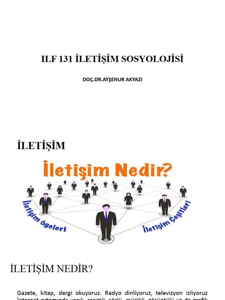 Iletisim Iletisim Turleri | PDF