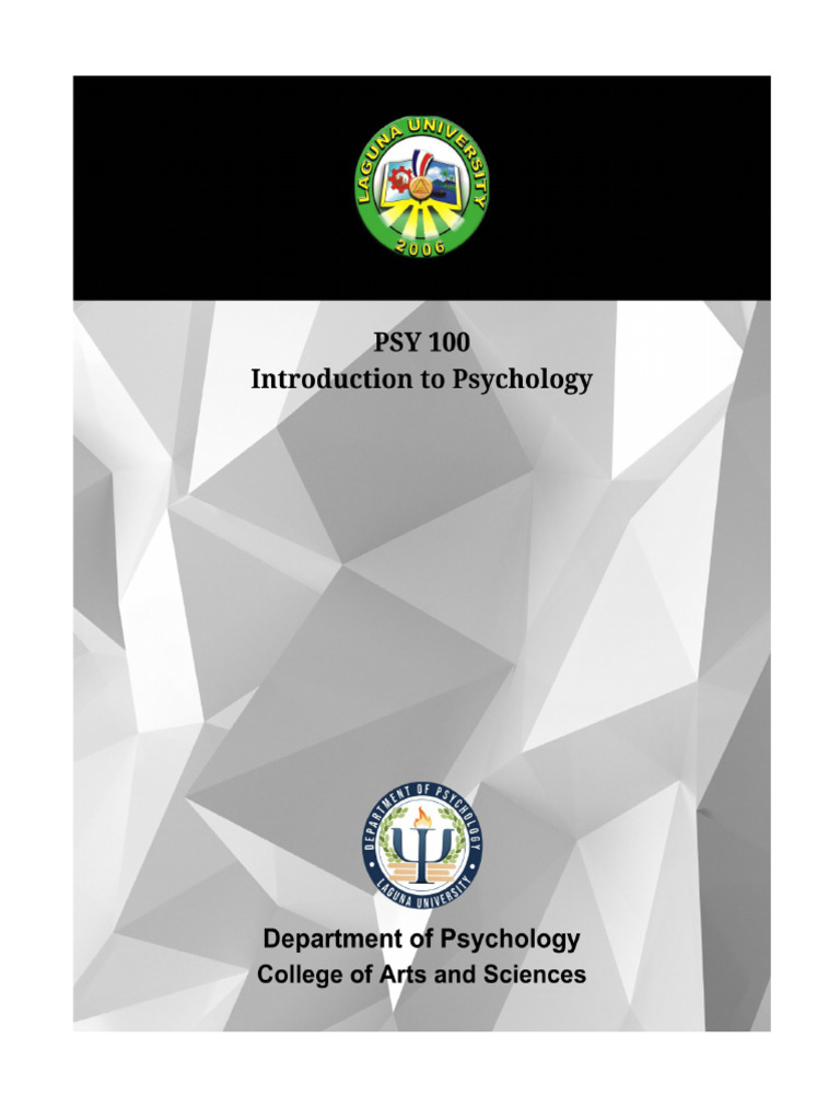 Introduction To Psychology (Module 1-4) | PDF | Psychology | Perception